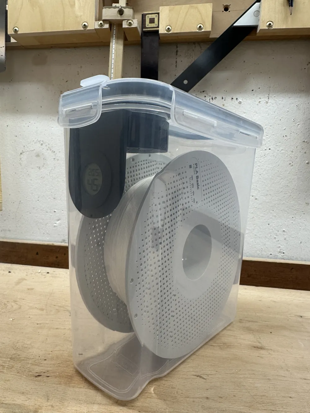 Silika-Box mit Hygrometer Halterung (4L Box) – Kostenloses 3D ...