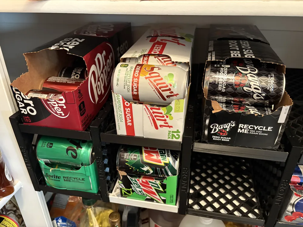 12-Pack Soda Pop Can Box Stacker - Version 2 - Free 3D Print Model ...