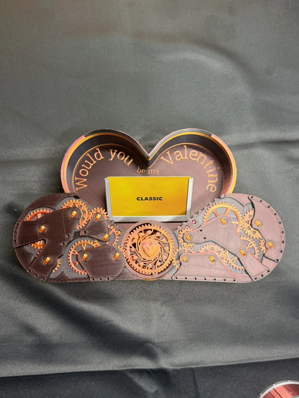 Caja Corazón Steampunk - Regalo de San Valentín Mecánico - Modelo de ...