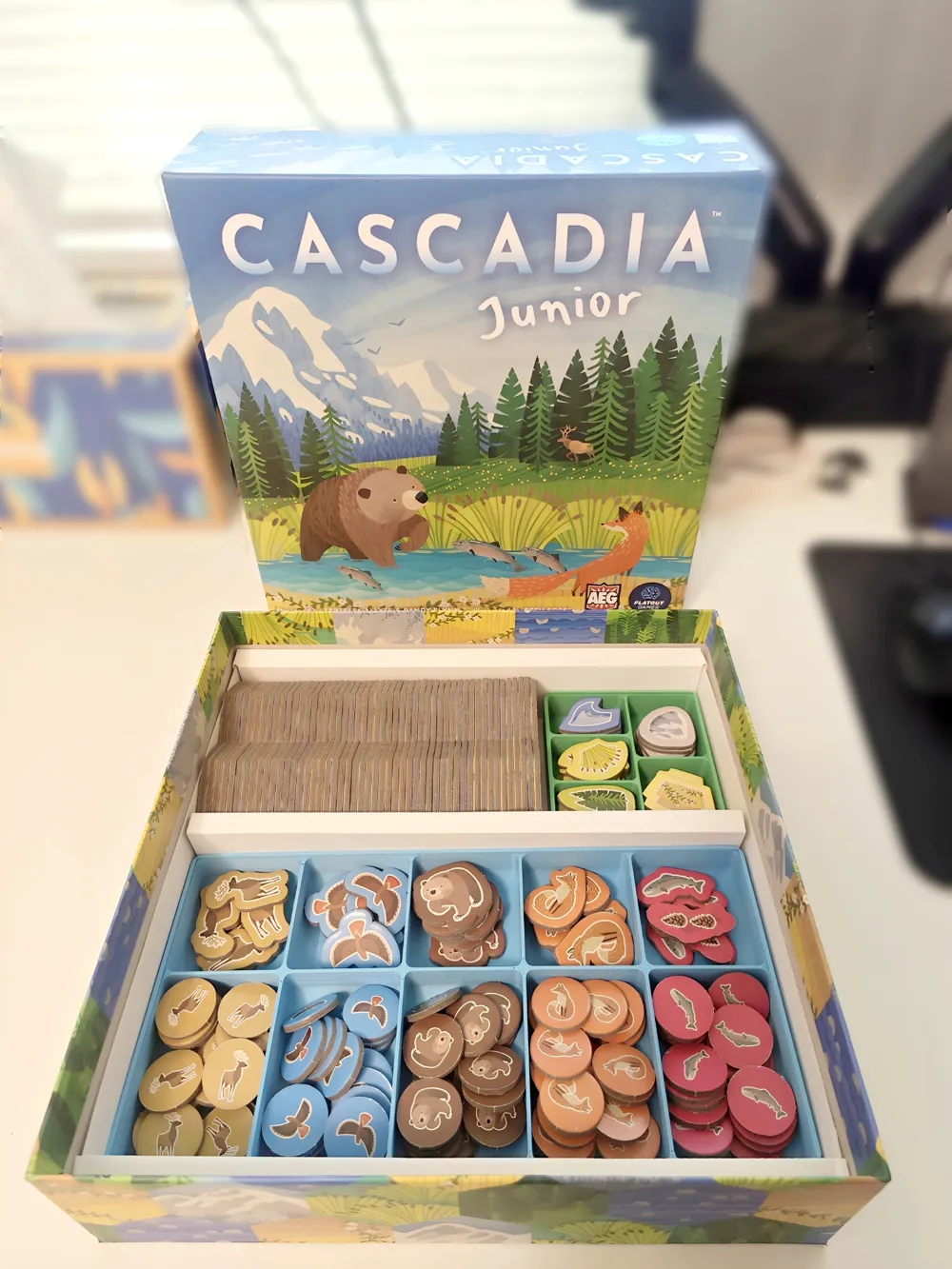 Cascadia Junior Board Game Organizer Cascadia Junior Inserts - Free 3D ...