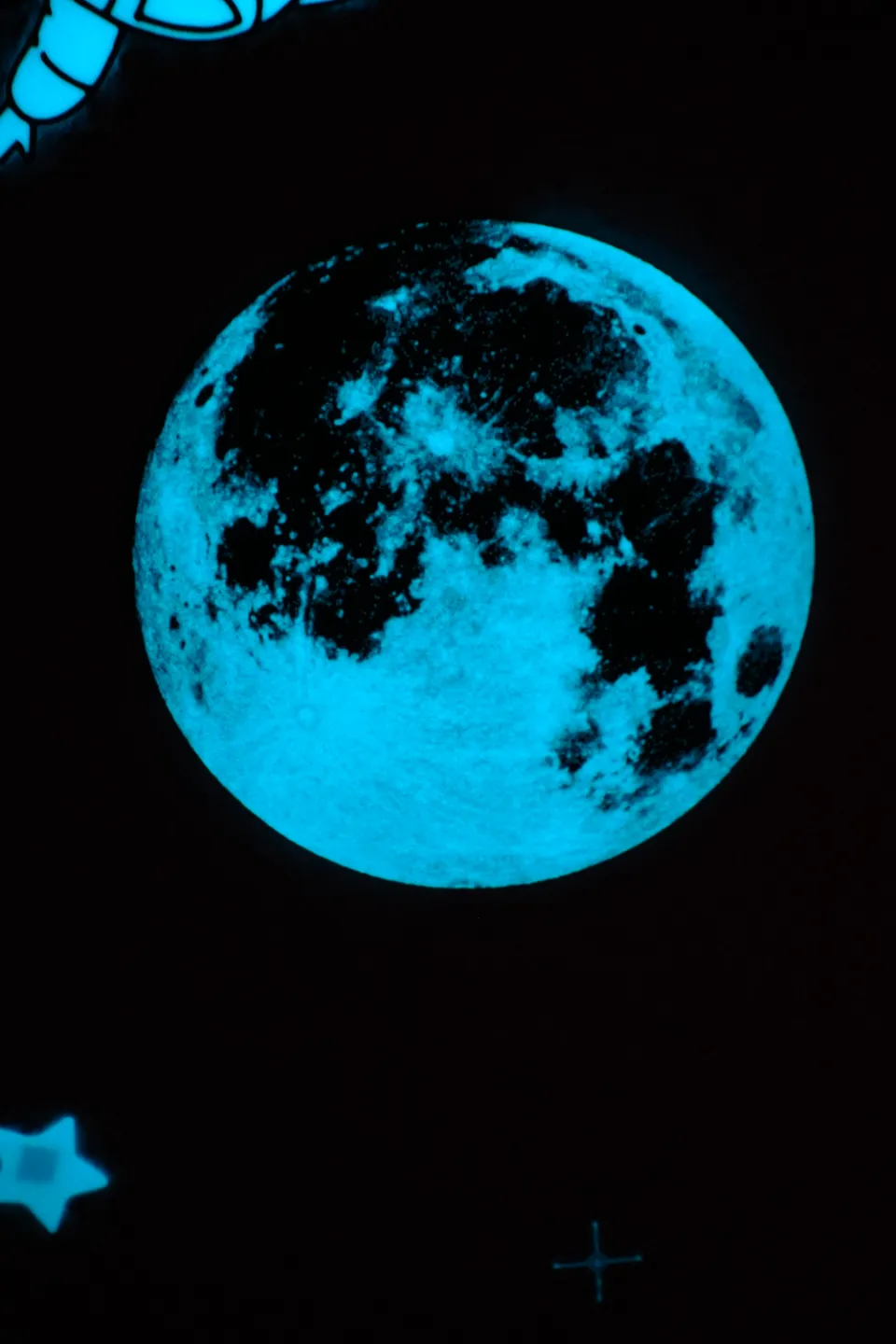 Glow in the dark Moon - Lithopane Effect by Tinker.fun MakerWorld: Download Free 3D Models