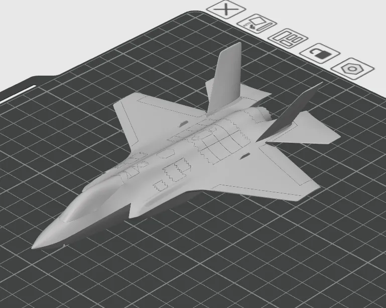 Updated F-35 - Free 3D Print Model - MakerWorld