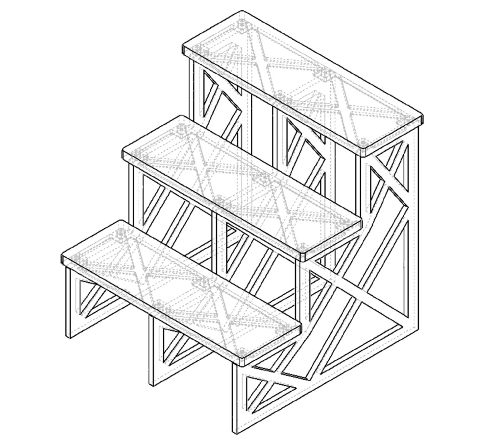 PET STAIR (3 STEP) by JH - MakerWorld