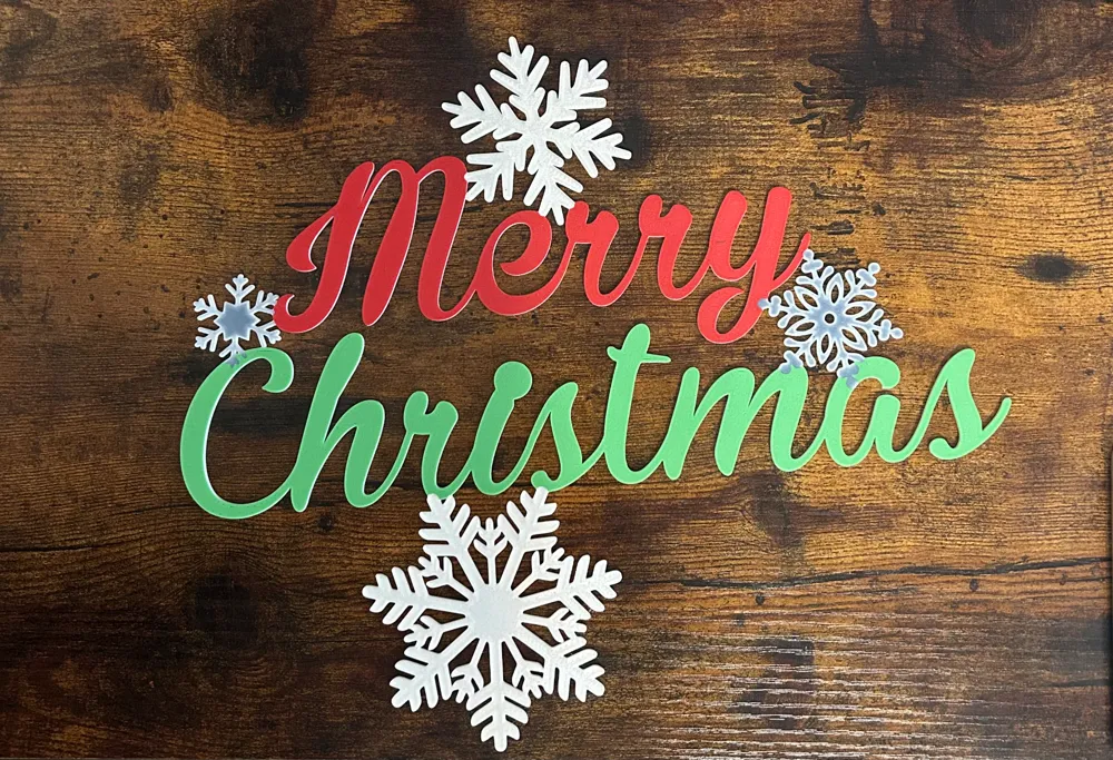 Christmas decor Merry Christmas by Slowpoke's Workshop - MakerWorld