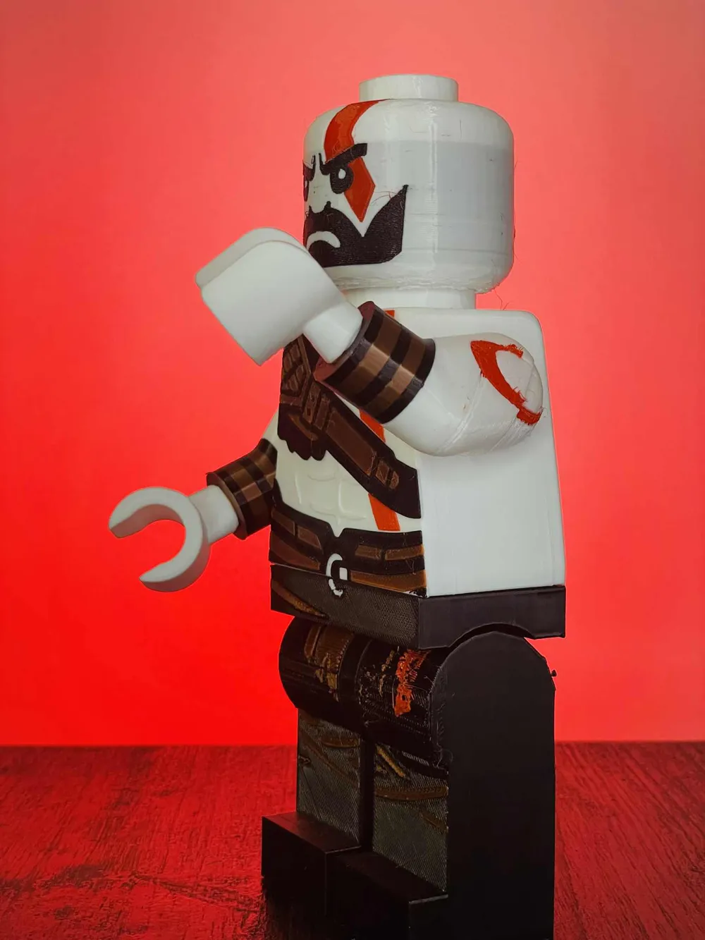 Big Brick God of War Kratos by Bimbowski MakerWorld: Download Free 3D ...
