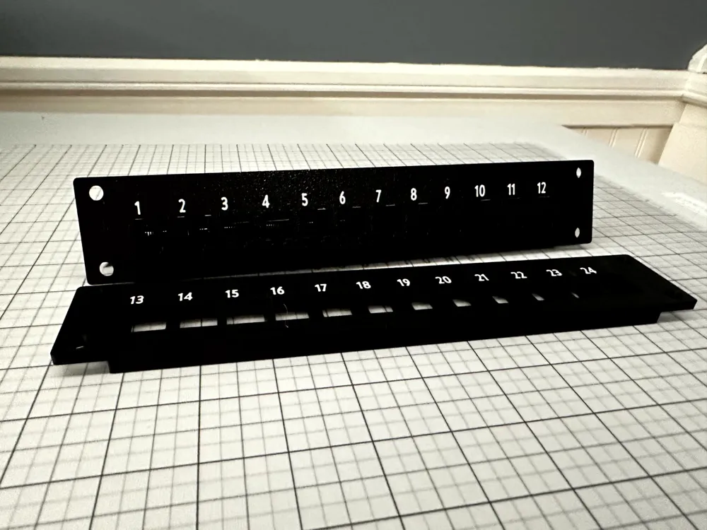 10in Server Rack Patch Panels 1u 12 Keystone Jacks by Dawnchaser ...