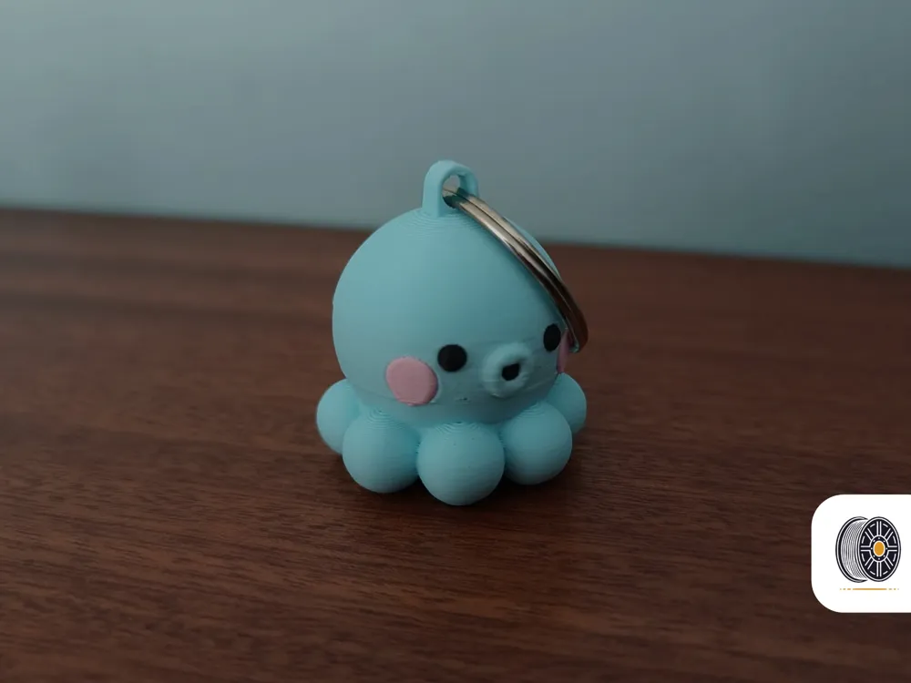 Chibi Octo Buddy | A Cute mini octopus (keychain) by Mike.stl ...