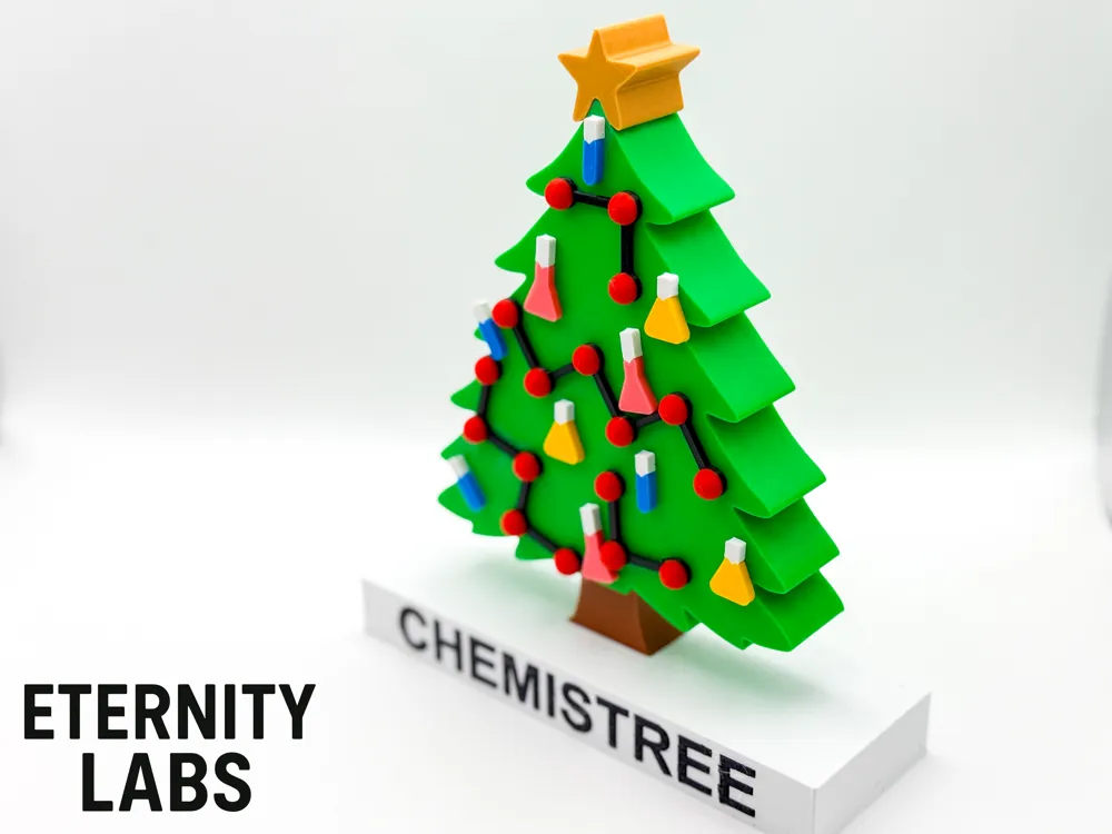 The Desktop Chemistree - Xmas Tree - Free 3D Print Model - MakerWorld
