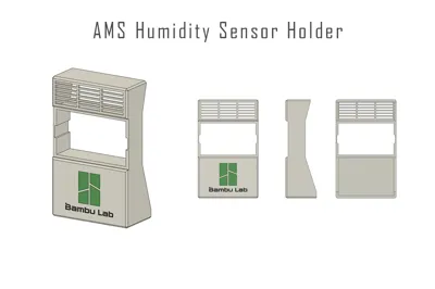 AMS Humidity Sensor Holder by 3DPF - MakerWorld
