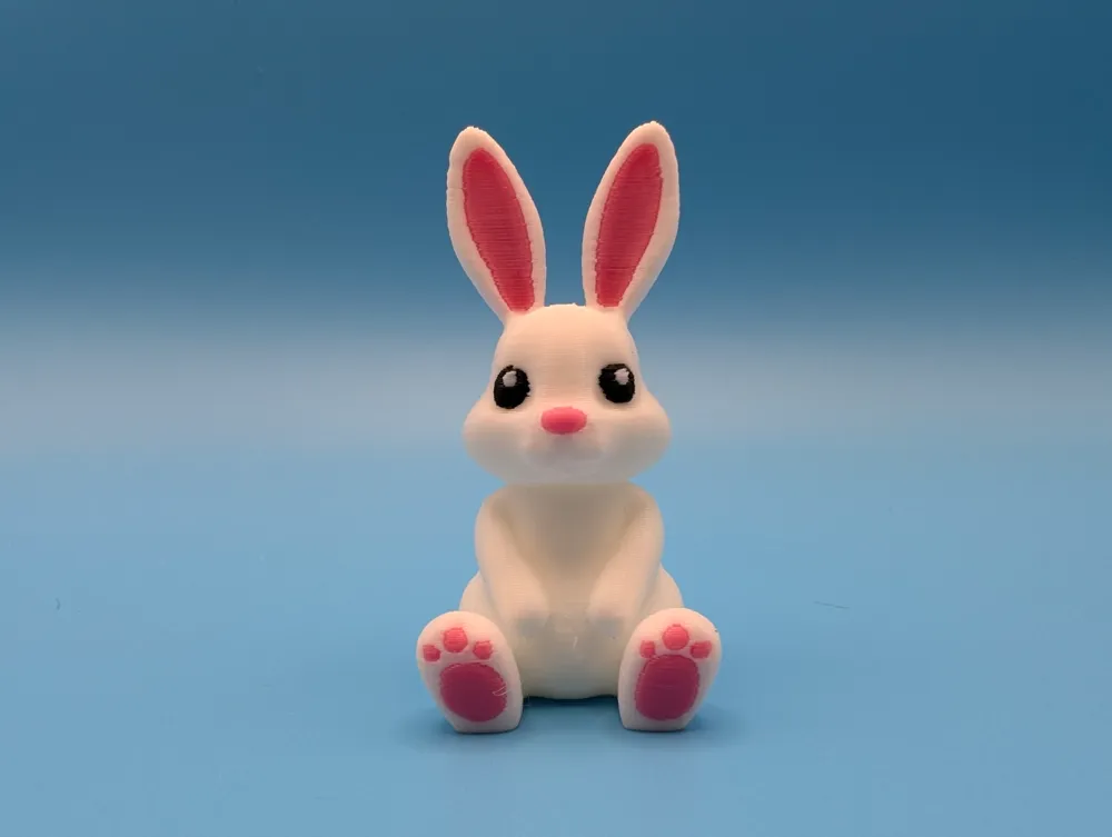 Cute Bunny - figurine or keychain by Troy V MakerWorld: Download Free ...
