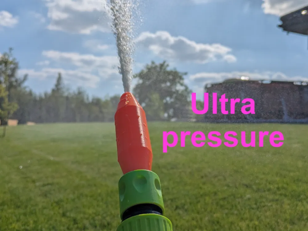 Ultra Pressure Hose Nozzle Gardena compatible - Free 3D Print Model ...