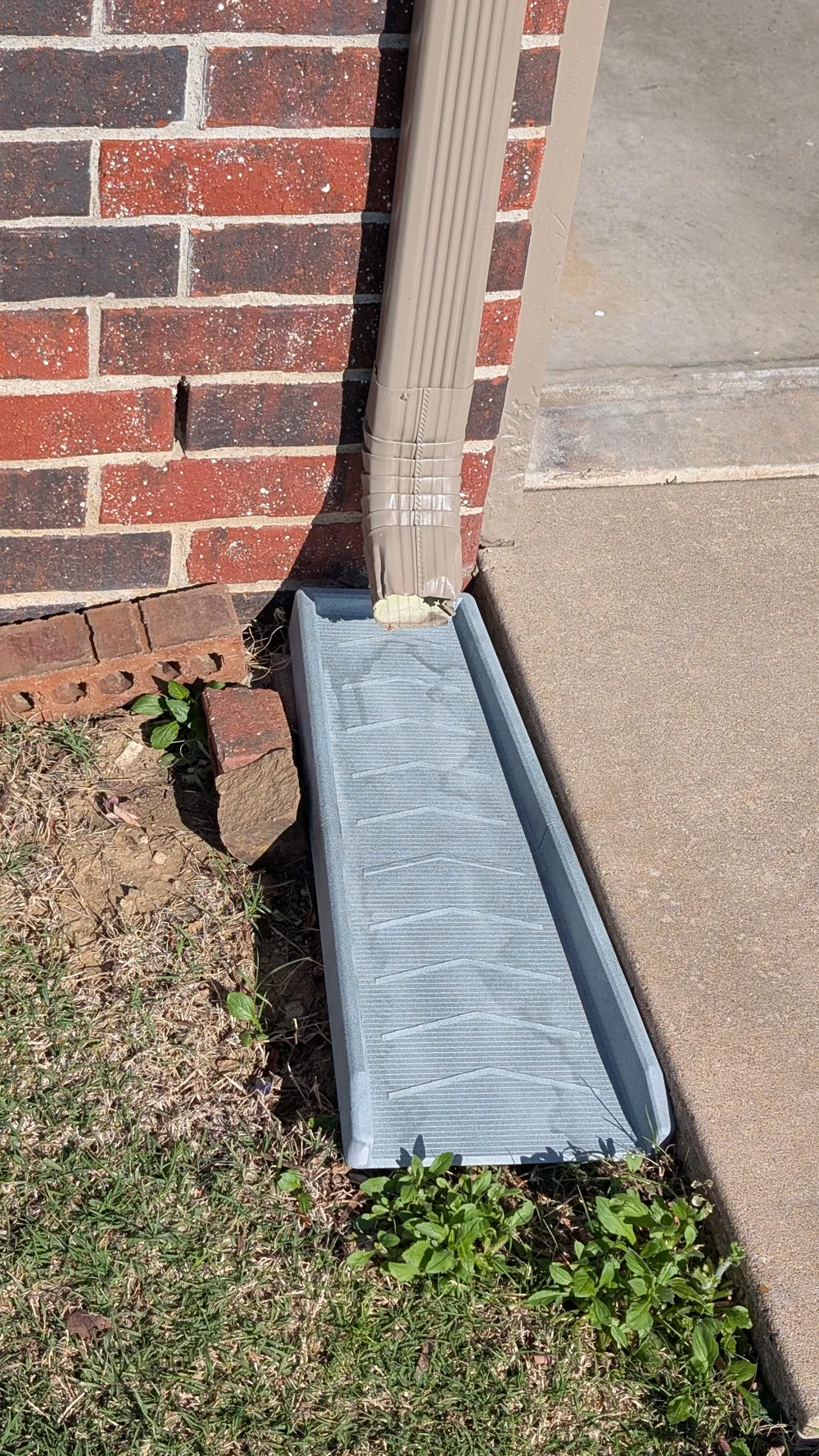 Splash Block for Downspout Guttering - H2 Printers - Free 3D Print ...