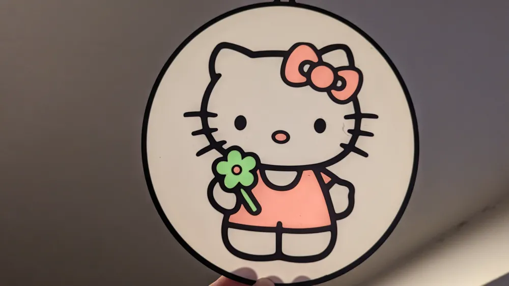 Hello Kitty Window Hanger by DavisMadeThings - MakerWorld
