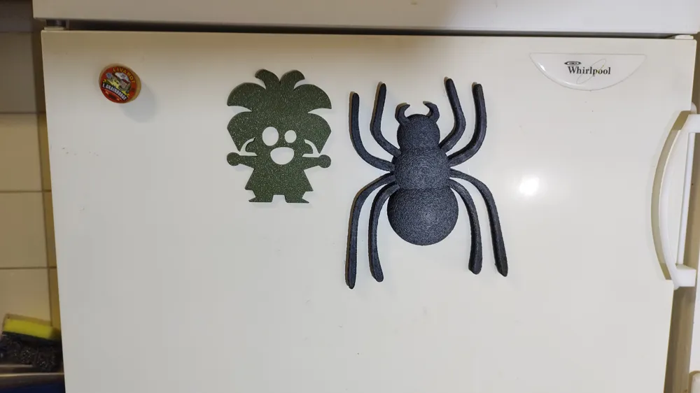 LARGE Spider Fridge Magnet Halloween by 3-Dr. Lighthouse Design ...