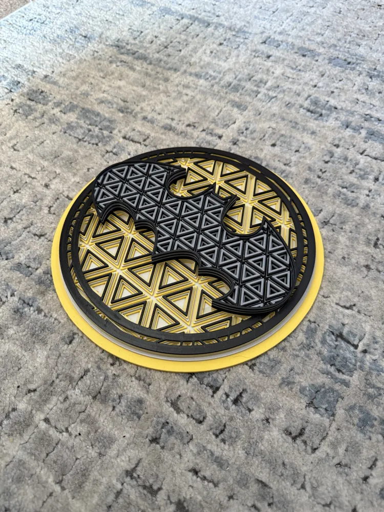 Batman Mosaic by Luke's 3D PrintsMakerWorld: Download Free 3D Models