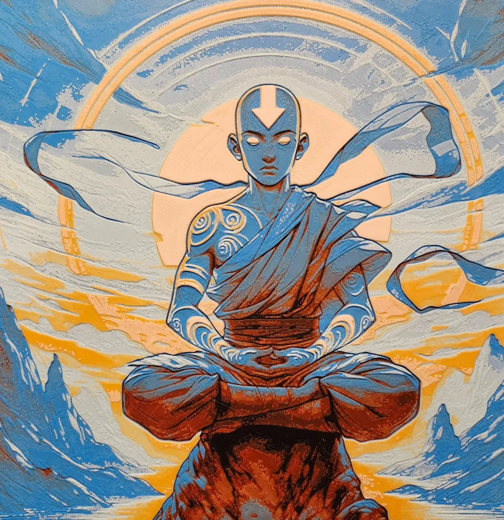 Avatar: The Last Airbender – Aang – Hueforge – 200x200 by Joshuat80 ...