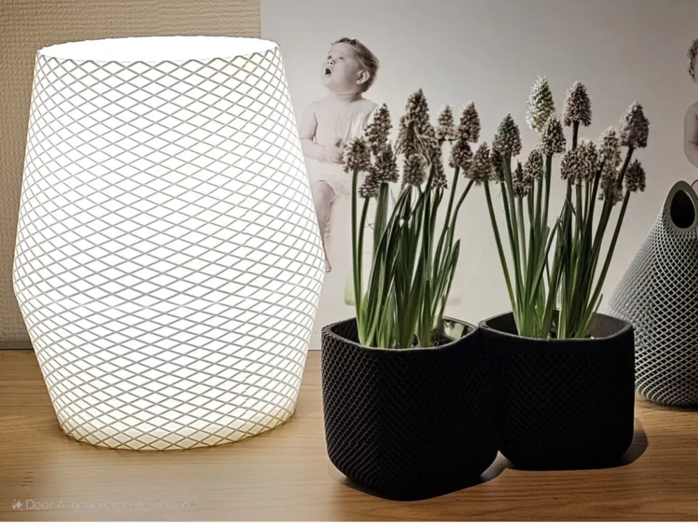 Elegant closed-Weave Lamp by Bleyweert - MakerWorld