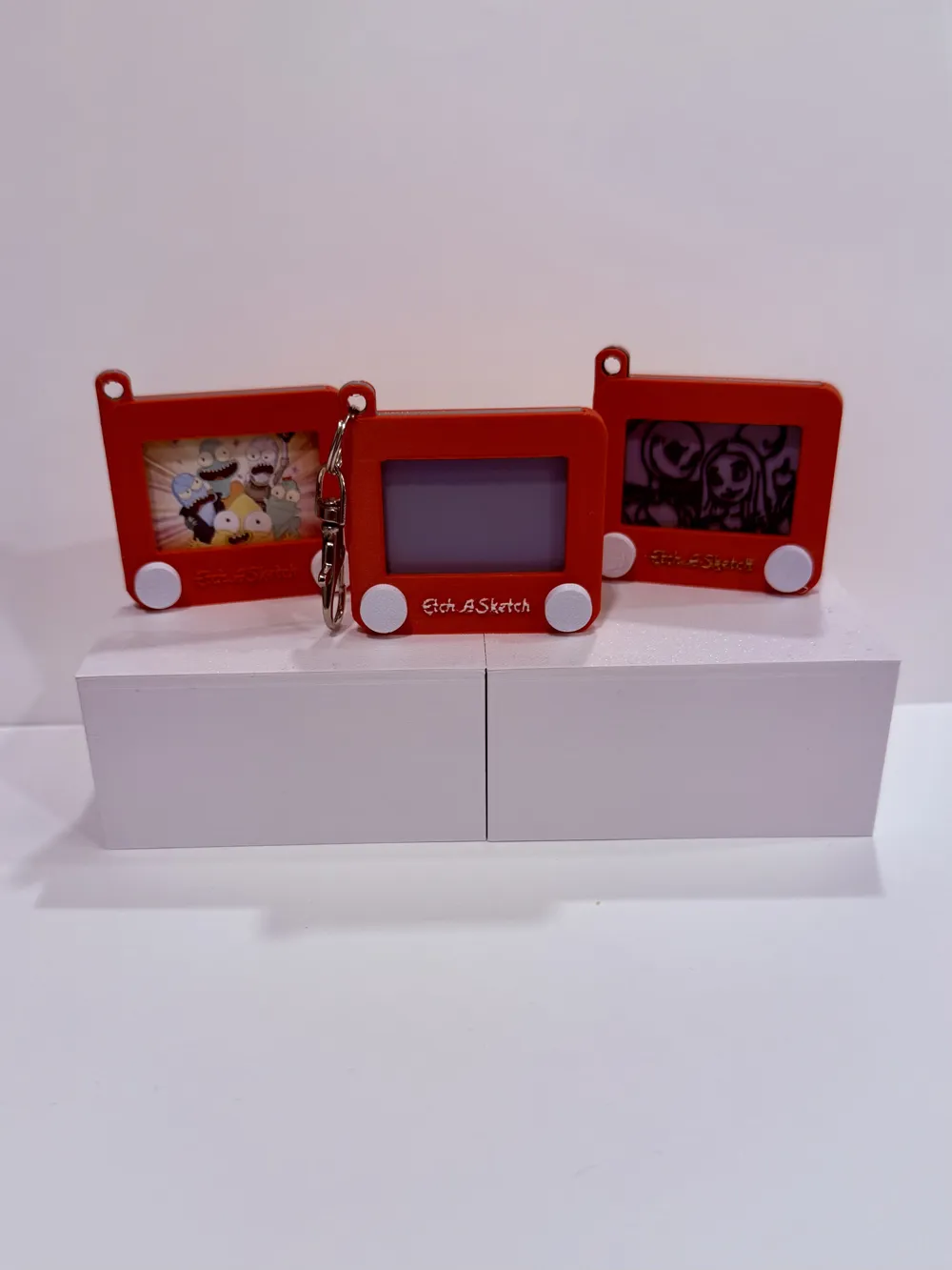 Etch a Sketch Photo Keychain by Rolls MakerWorld: Download Free 3D Models