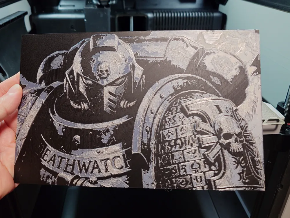 Deathwatch 40K Chroma Canvas Hueforge – Kostenloses 3D-Druckmodell ...