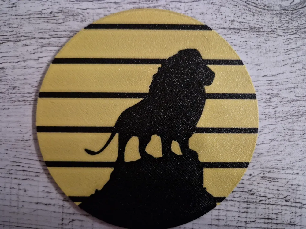 Lion King Coaster by Wollbart - MakerWorld