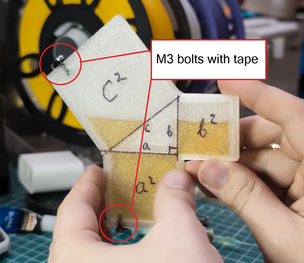 Pythagoras theorem visualized - Free 3D Print Model - MakerWorld