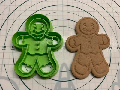 Gingerbread Man Cookie Cutter by Tony Montana - MakerWorld