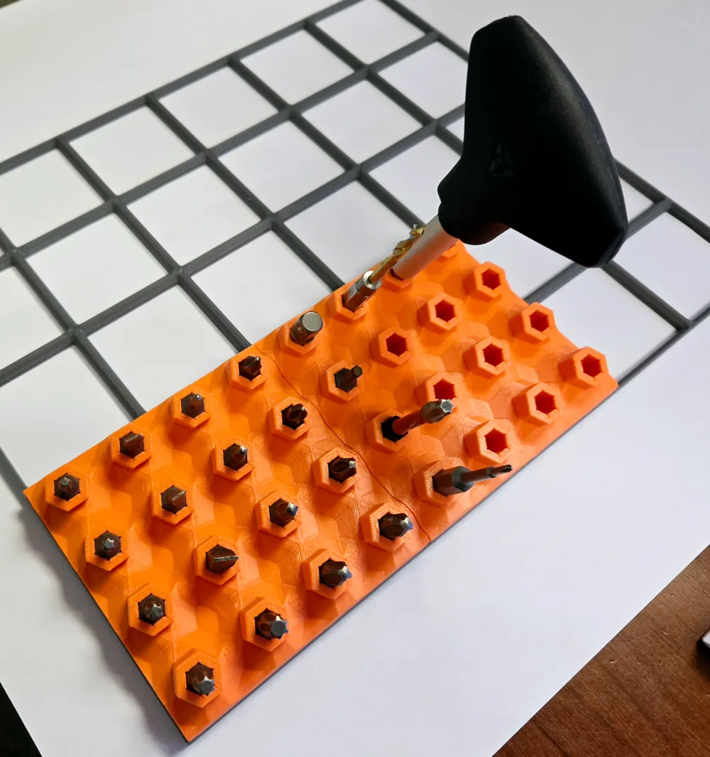 Screw Bitfinity, Tileable_Gridfinity_2 Grids Wide_ by ACe - MakerWorld