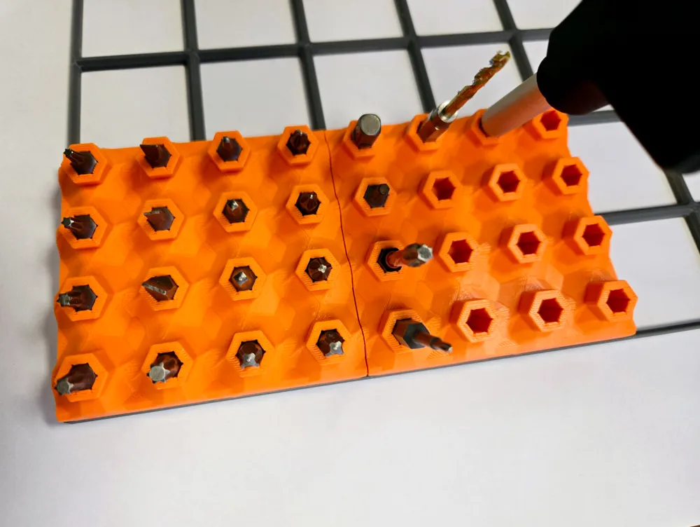 Screw Bitfinity, Tileable_Gridfinity_2 Grids Wide_ by ACe - MakerWorld