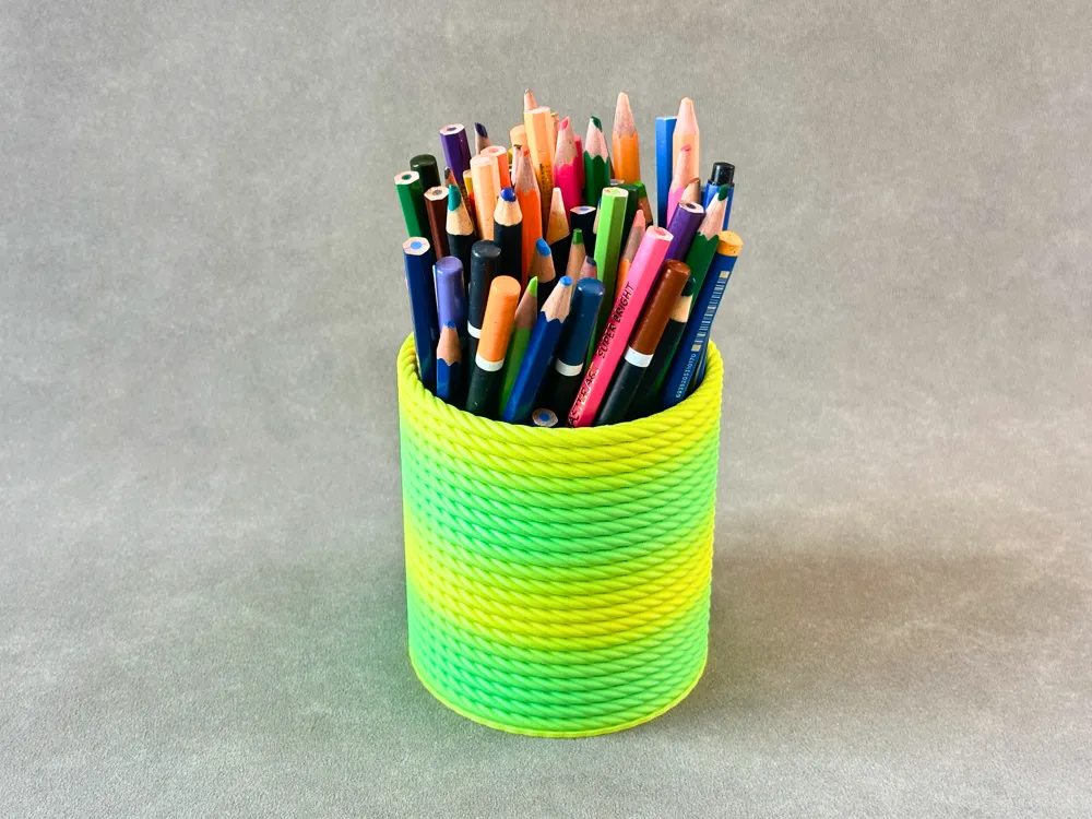 Rope Pen Holder - Free 3D Print Model - MakerWorld