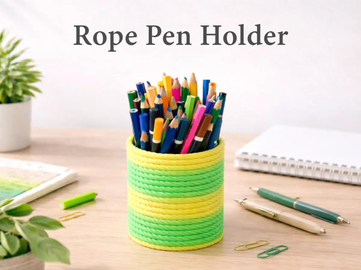 Rope Pen Holder - Free 3D Print Model - MakerWorld