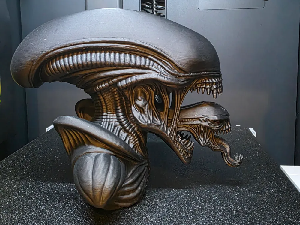 Alien Xenomorph Büste – Kostenloses 3D-Druckmodell – MakerWorld