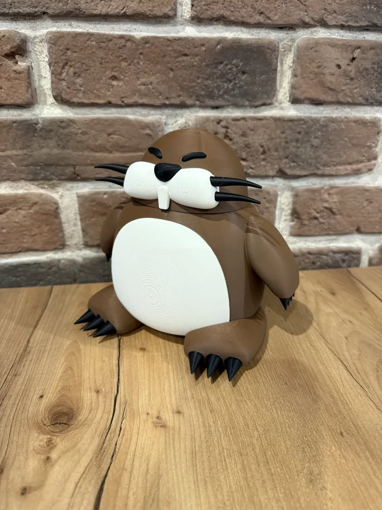 Topi the Mole Multipart no ams by mika MakerWorld: Download Free 3D Models