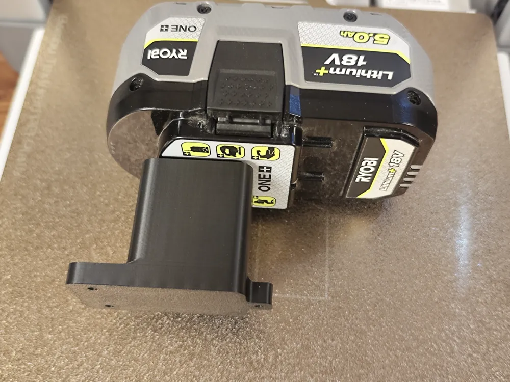 Ryobi 18v Battery Holder Wall by Crizzy - MakerWorld