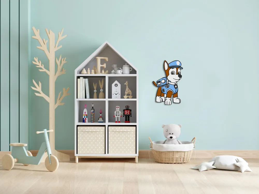 Paw Patrol Chase Wall Art by 3dFox MakerWorld: Download Free 3D Models
