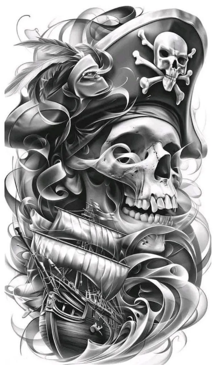 Hueforge pirate skull by Kheev_Fpv - MakerWorld