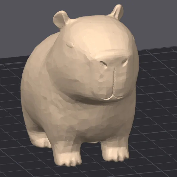 Capybara animal miniature by Pachira PlantersMakerWorld: Download Free ...