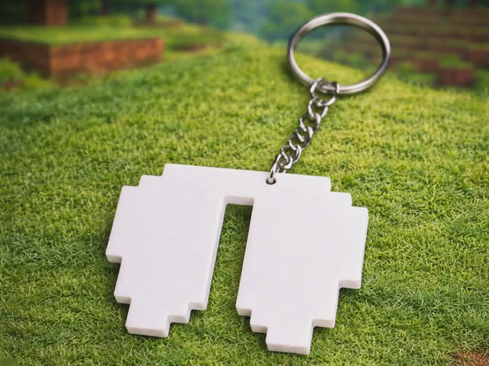 Minecraft keychein-elytra - Free 3D Print Model - MakerWorld