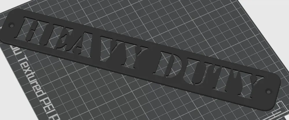 Heavy Duty Logo by BigBen3D - MakerWorld
