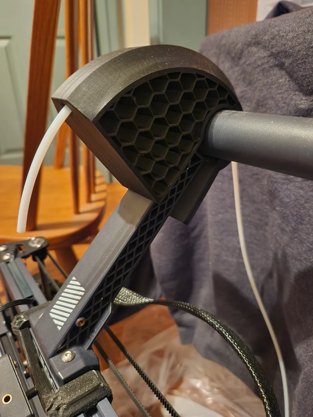 Elegoo Neptune 4 Bowden Tube Spool Holder Mount - Free 3D Print Model ...