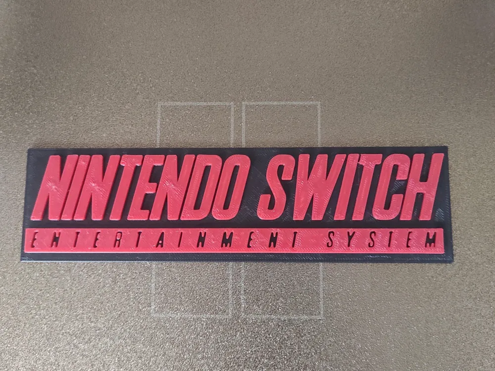Nintendo Switch Logo SNES style by Amiibolover99 MakerWorld: Download ...