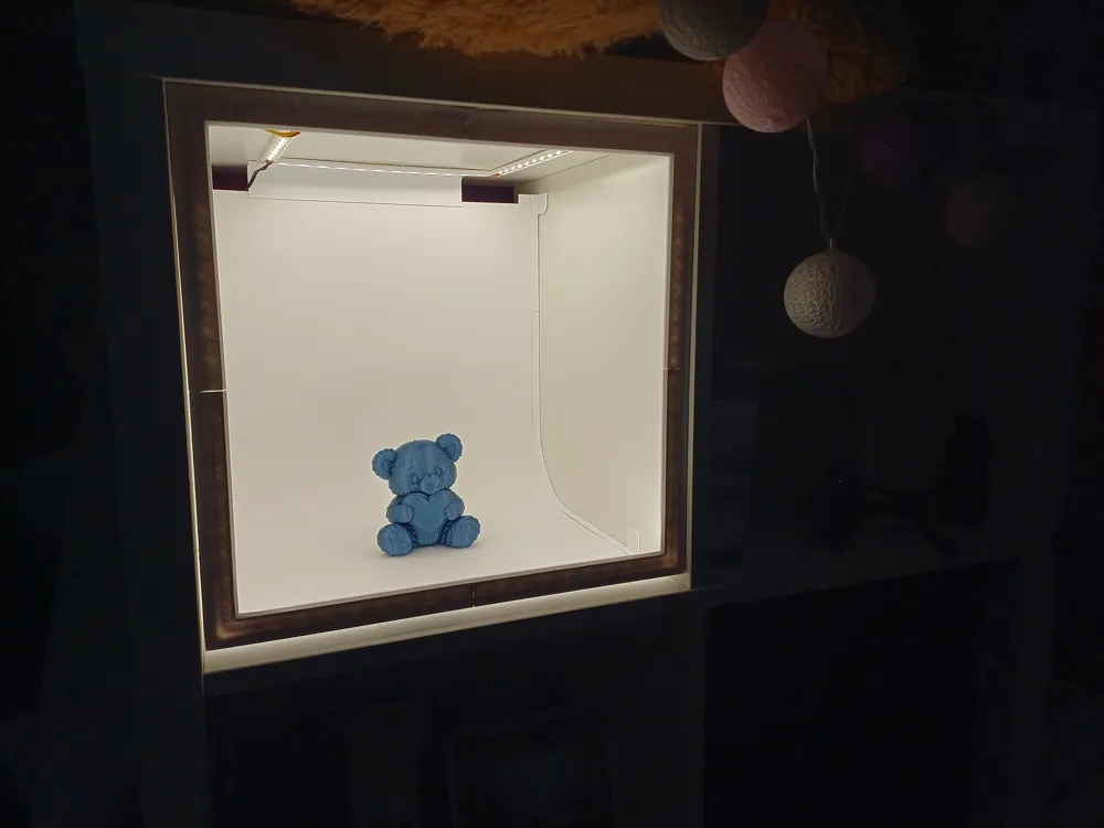 IKEA KALLAX Photo BOX with LED - Free 3D Print Model - MakerWorld