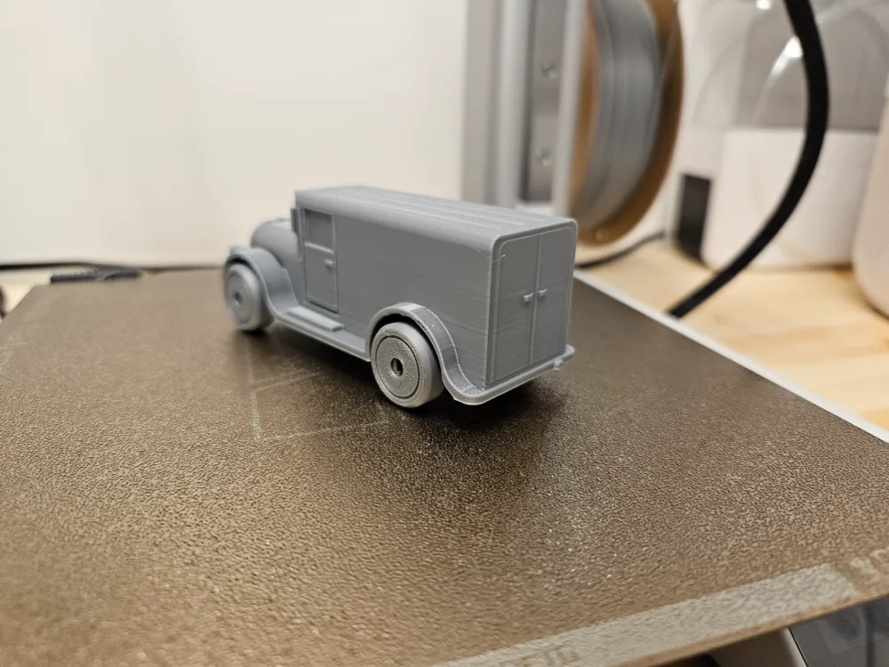 Vintage Delivery Van/truck (Panel Van) Easy print by The Ingenious Tinkerer - MakerWorld