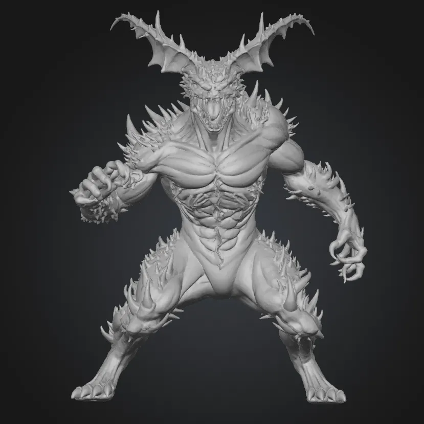 Demon of Shadow by 3d_Luki MakerWorld: Download Free 3D Models