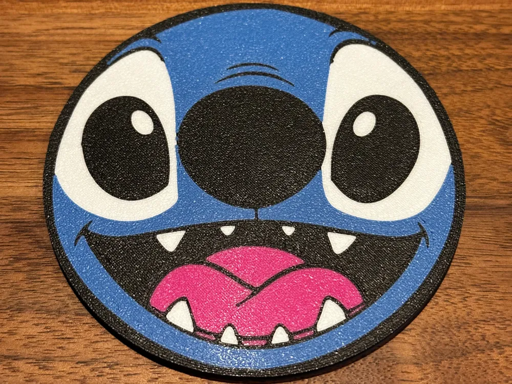 Stitch Coaster by 3DRiccardo MakerWorld: Download Free 3D Models