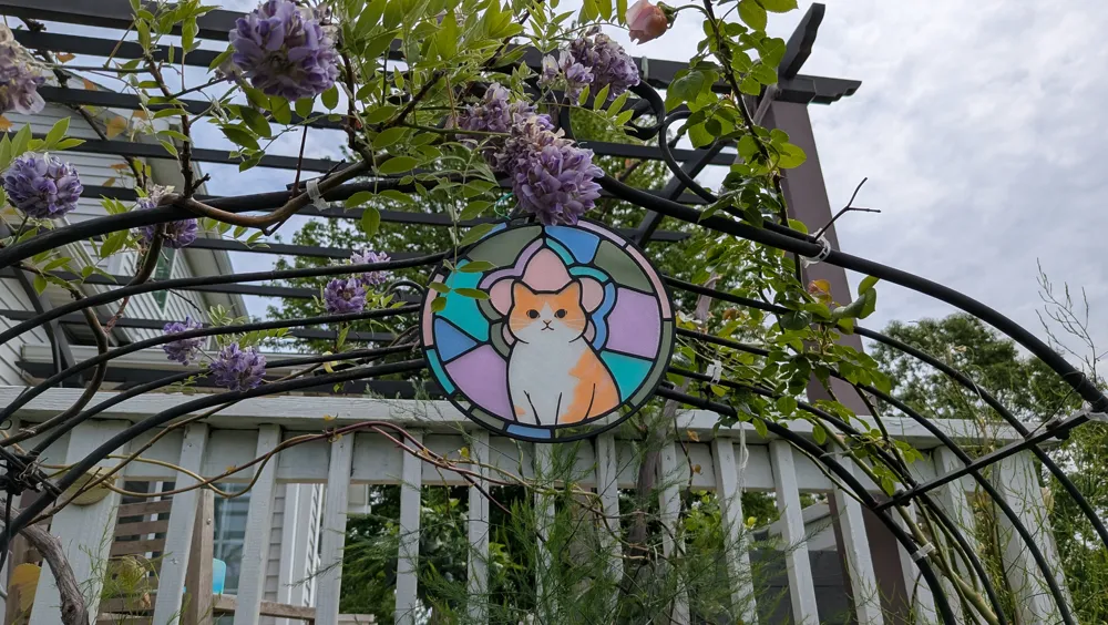 Stained glass Cat for LED Lamp Kit - w/wo AMS - Free 3D Print Model ...