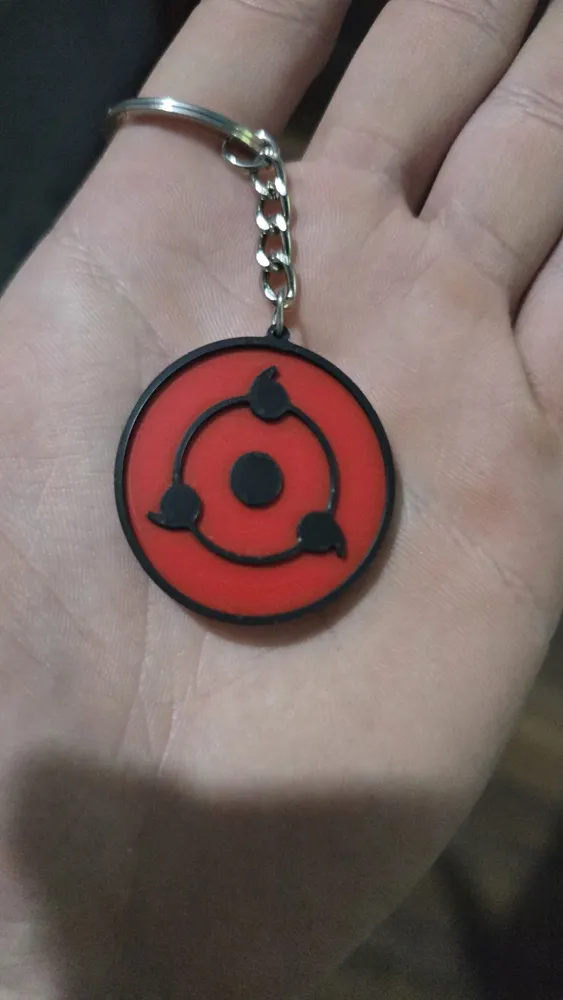 Portachiavi Sharingan - Modello di stampa 3D gratuito - MakerWorld