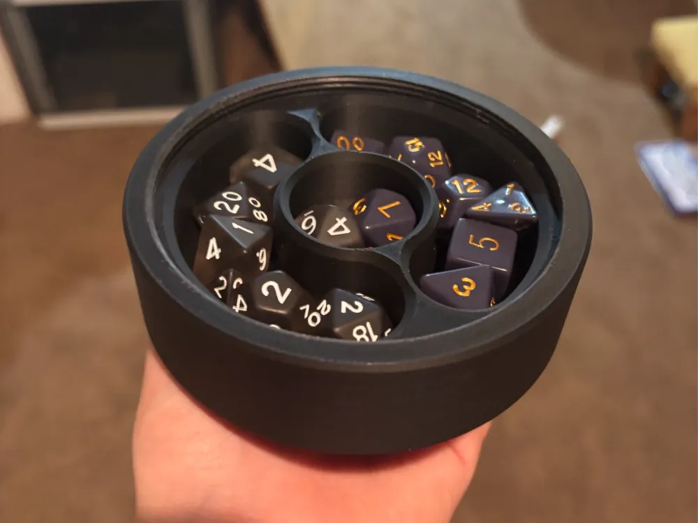 Simple Fully 3d printed Dice holder (DND, TTRPG) by TheCharlieWahl ...