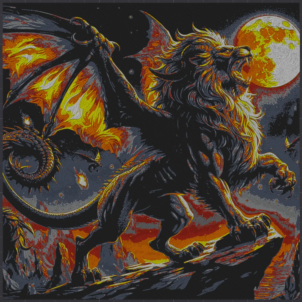 Manticore - Hueforge - Free 3D Print Model - MakerWorld