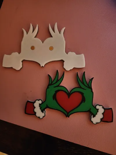 Grinch magnet and ornament by A13thNightmare - MakerWorld