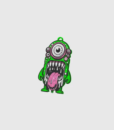 Dr Zoidberg Robot 2D Wall Art & Keychain by Release The Fleet - MakerWorld